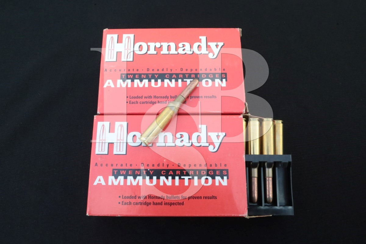 Hornady 40x 6.5x52mm Carcano Ammunition 160 Grain RN JSP Bullets 6.5mm ...
