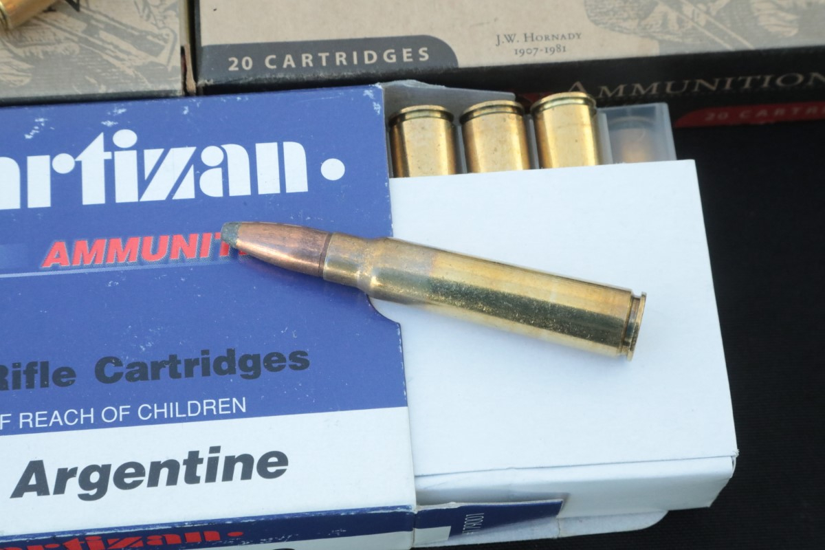 PRVI Partizan 60x 7.65x53 Argentine Ammunition Hornady & PPU 150 & 180 ...