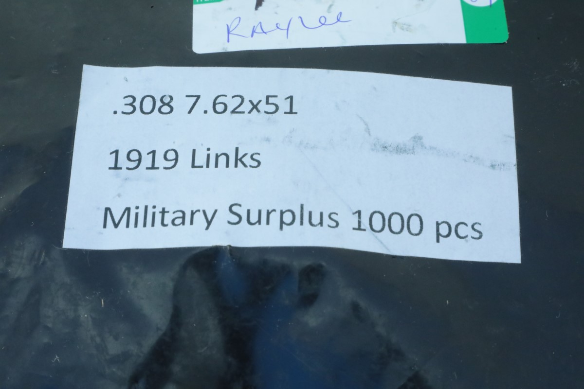 Military Surplus 1000x .308 Win. 1919a4 Ammunition Links In Factory ...