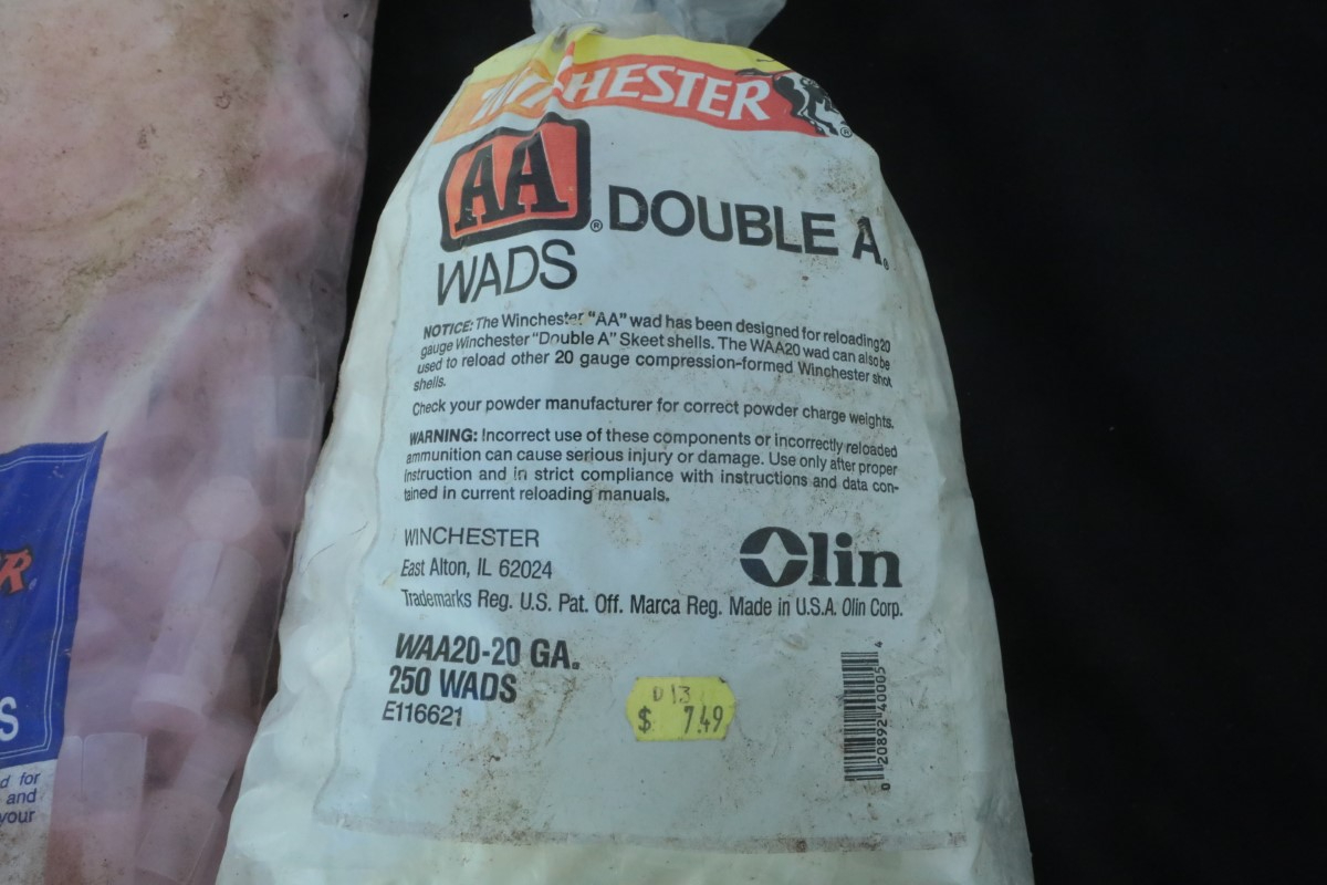 Winchester 2730x 12 & 20 Gauge Wads Win. & Remington Light Target Load ...