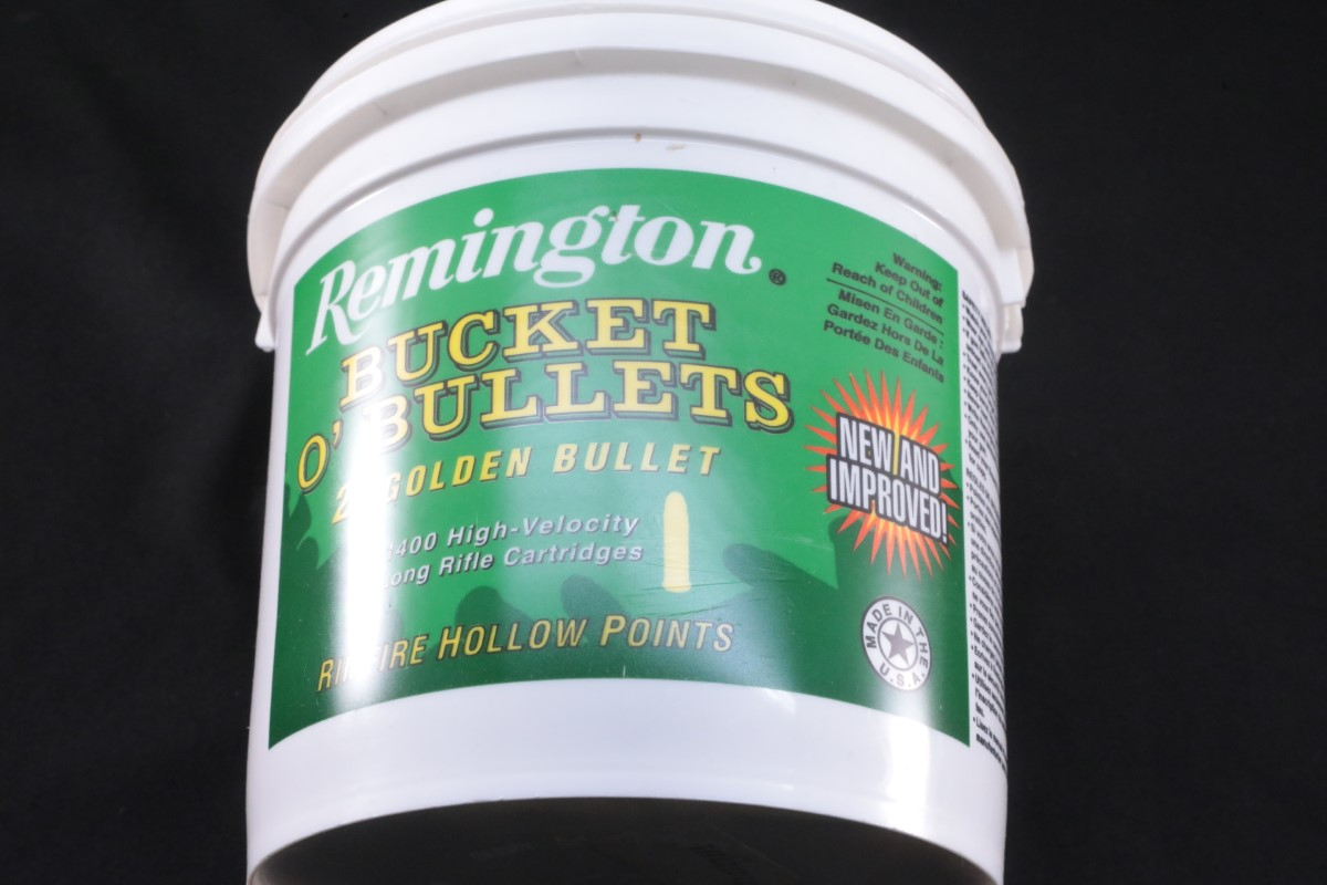 Remington 1400x .22 Long Rifle Ammunition Rem. Bucket O`Bullets High ...