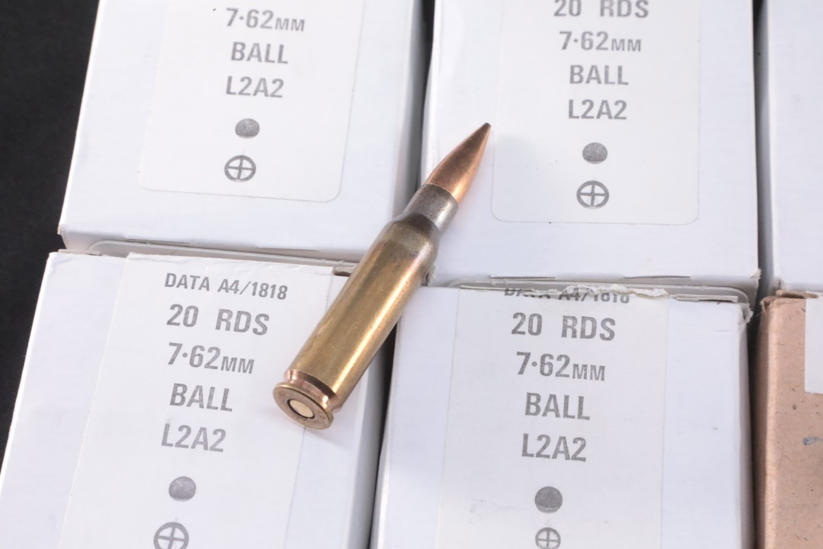 English 240x 7.62mm Ball Nato Ammunition L2a2 & Portugal Fmj Some ...