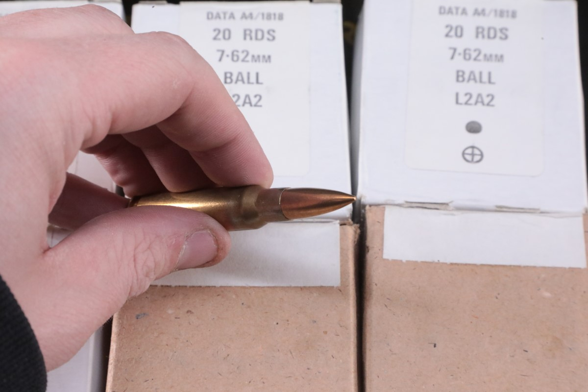English 240x 7.62mm Ball Nato Ammunition L2a2 & Portugal Fmj Some ...