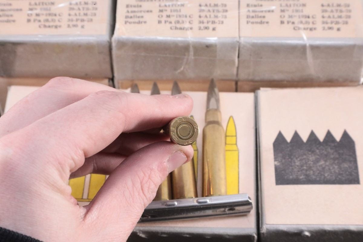 French Mas 135x 7.5x54mm French Ammunition In Original Boxes On Clips 7 ...