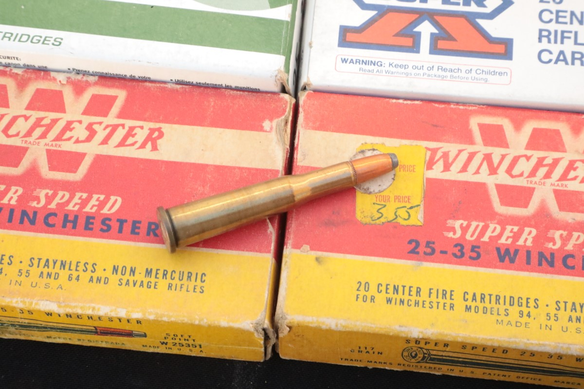 Collectors Lot .25-35 Winchester Vintage Ammunition 40`S, 50`S & 60`S ...