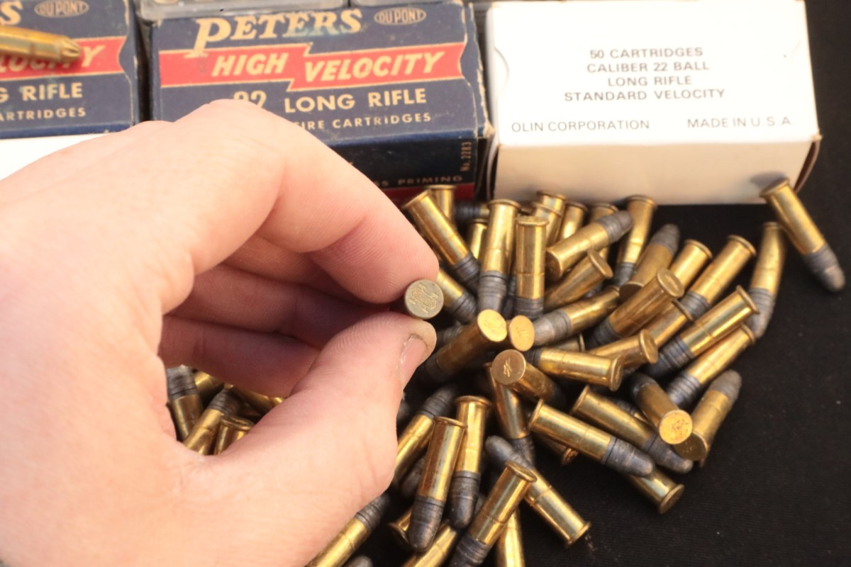 Collectors Lot 615x .22 Long Rifle Vintage Ammunition Lrn & Fmj, Bird ...