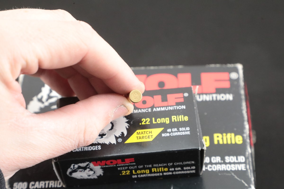 Wolf Ammunition 500x .22 Long Rifle Ammunition Match/Target 40 Grain ...