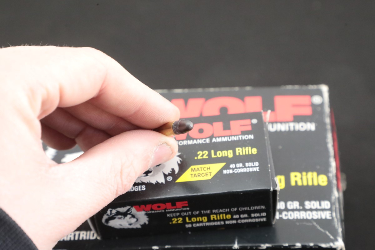 Wolf Ammunition 500x .22 Long Rifle Ammunition Match/Target 40 Grain ...