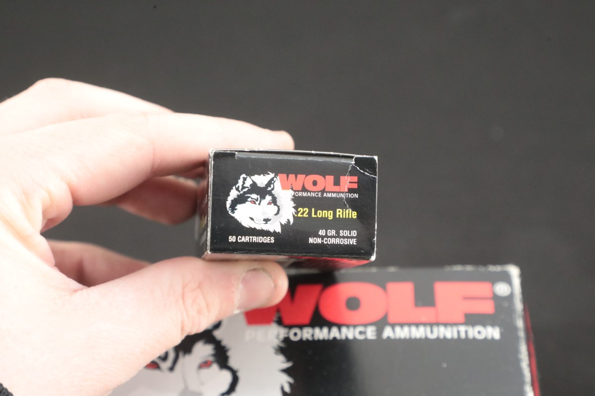 Wolf Ammunition 500x .22 Long Rifle Ammunition Match/Target 40 Grain ...