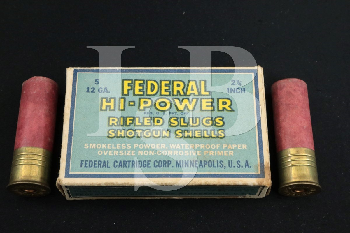 Federal Cartridge Corporation 5x 12 Gauge Vintage Ammunition Fed. Hi ...