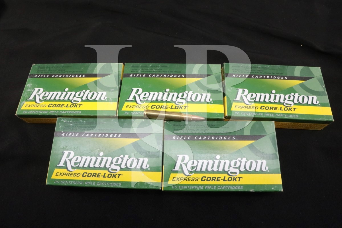 Remington 100x .30-06 Springfield Ammunition Rem. 150 Grain Core-Lokt ...