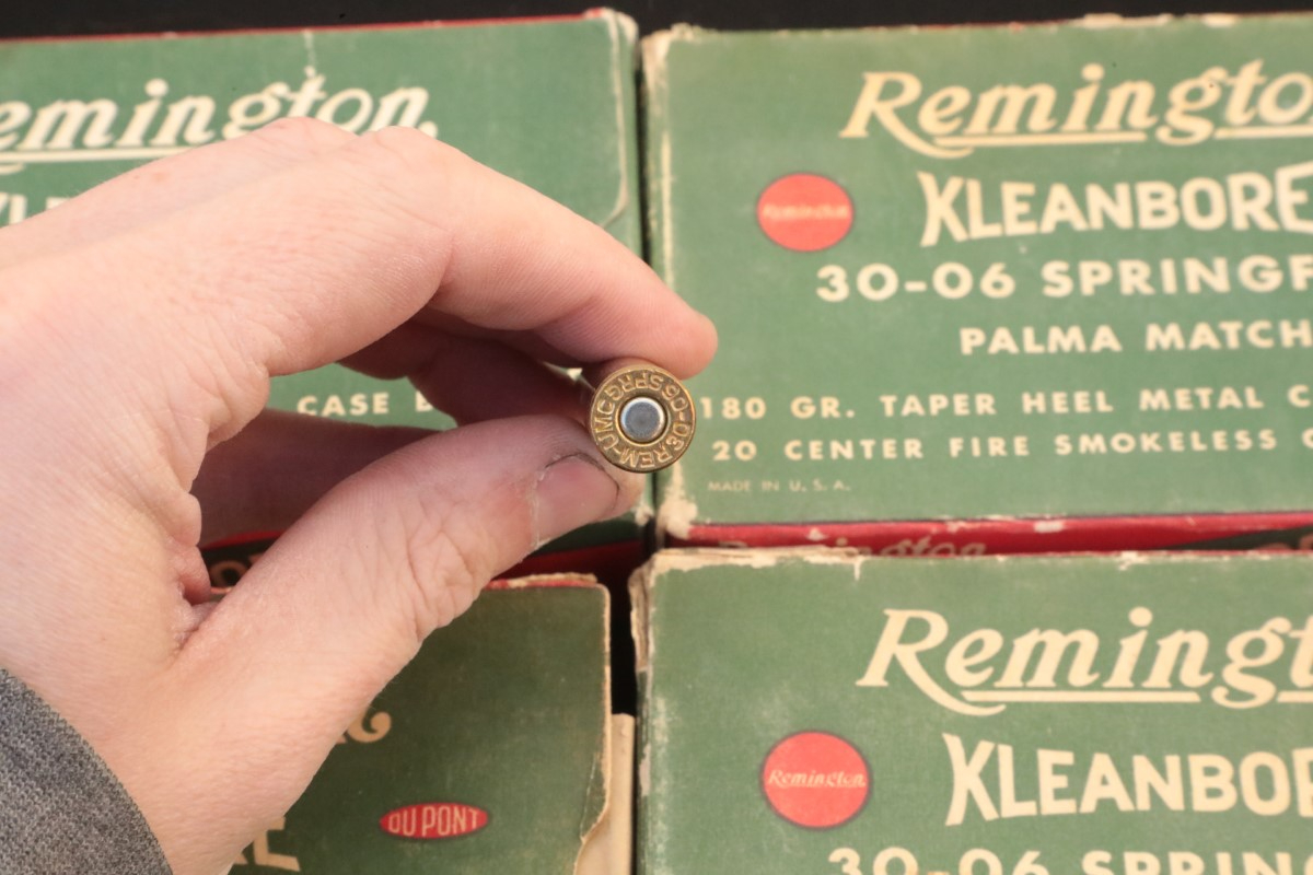 Remington 75x .30-06 Springfield 1950`S Vintage Ammunition Palma Match ...