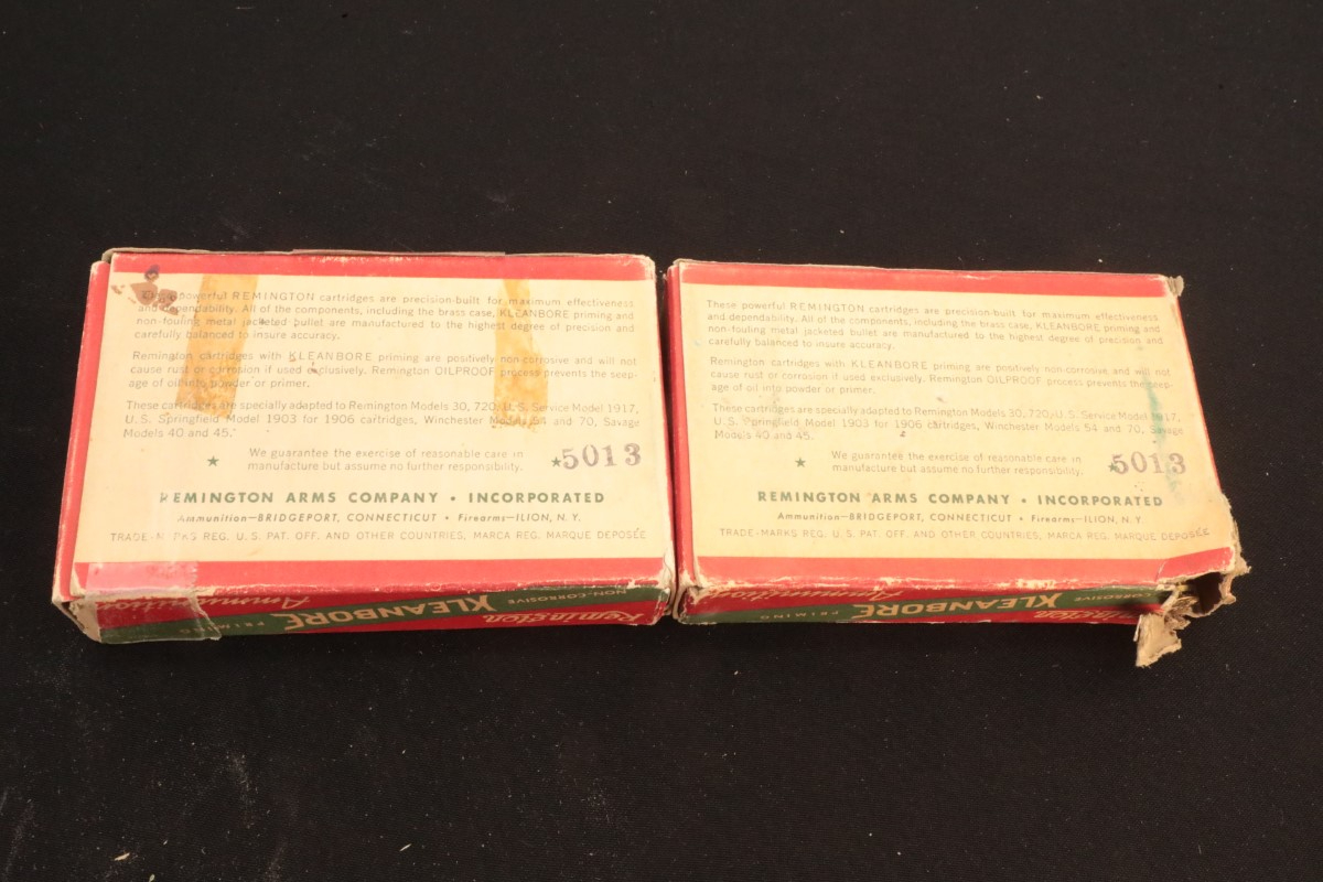Remington 75x .30-06 Springfield 1950`S Vintage Ammunition Palma Match ...