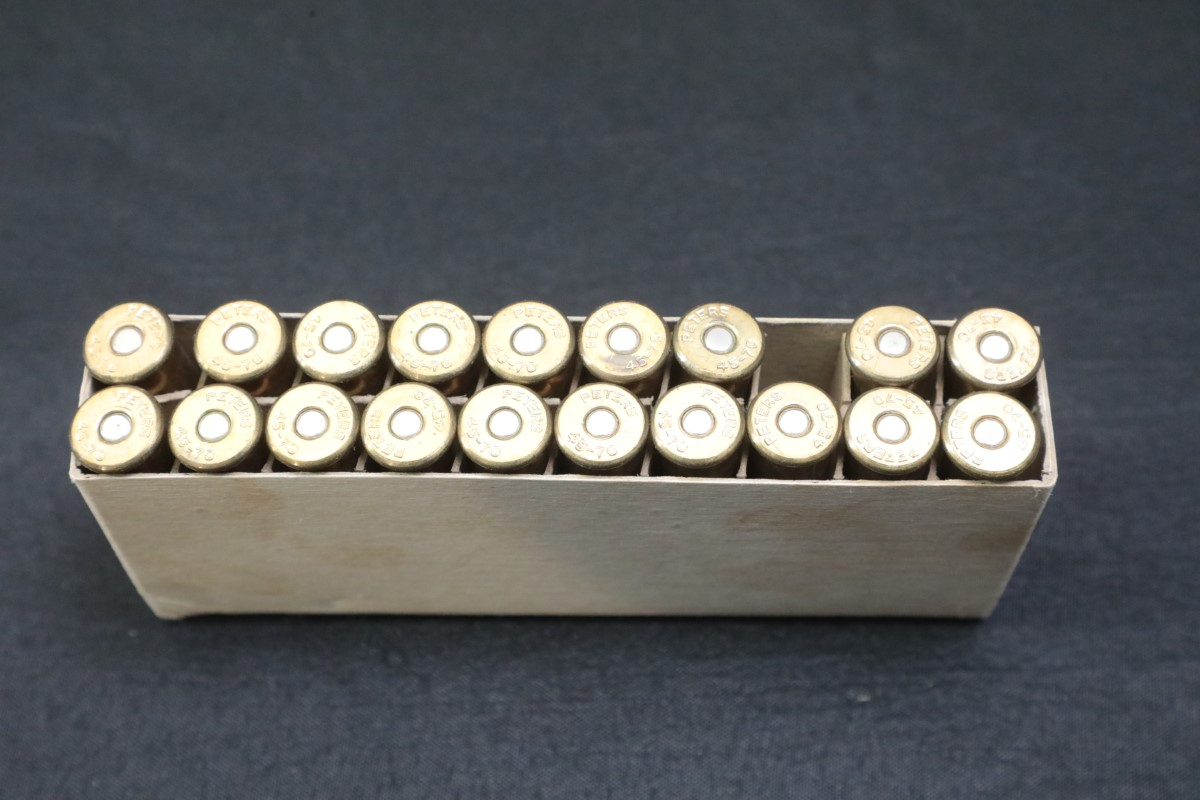 Reloaded 20x .33 Wcf Ammunition Lead Rn-Fp Bullets From Reformed Peters ...