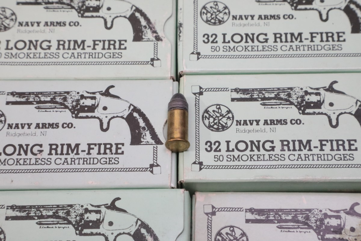 Navy Arms Co 290x .32 Short & Long Rim Fire Ammunition Lead RN Bullets ...