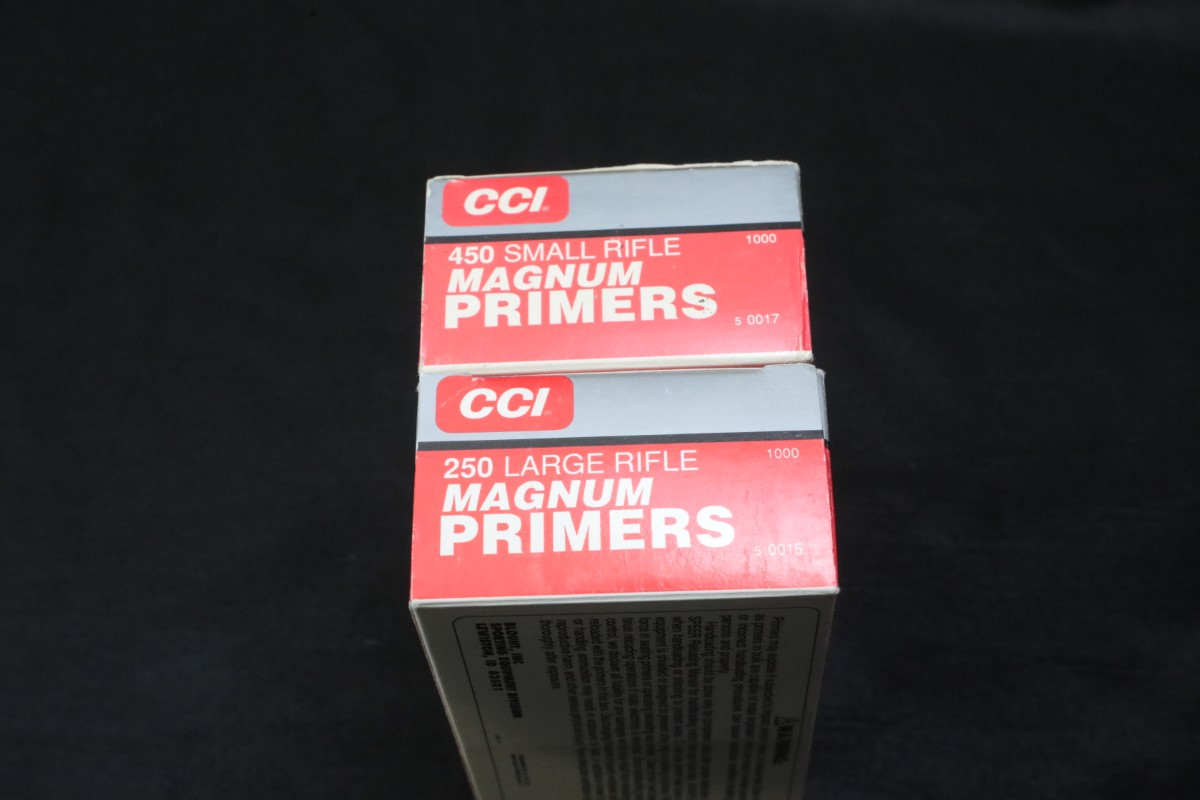 Cci Ammunition 2015x Small & Large Rifle Magnum Primers Local Pick Up ...
