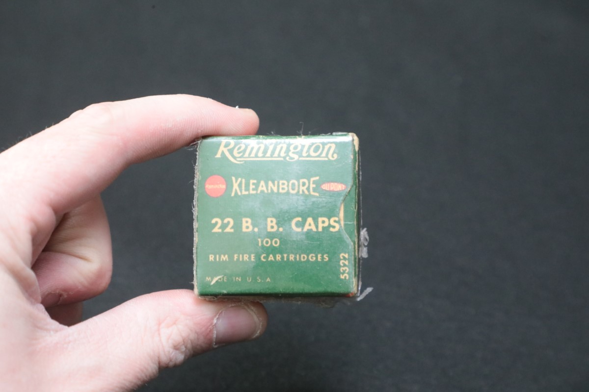 Remington 200x .22 BB Cap Vintage Ammunition Rem. 1950`s 2x Complete ...