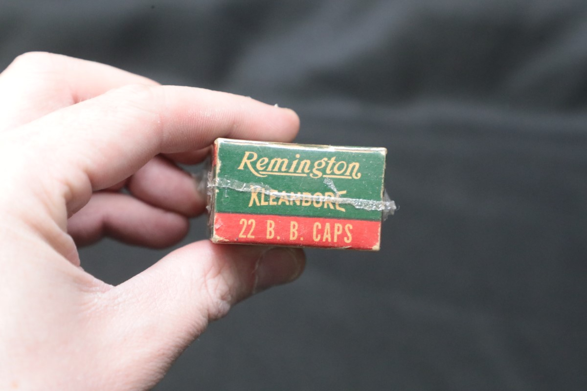 Remington 200x .22 BB Cap Vintage Ammunition Rem. 1950`s 2x Complete ...