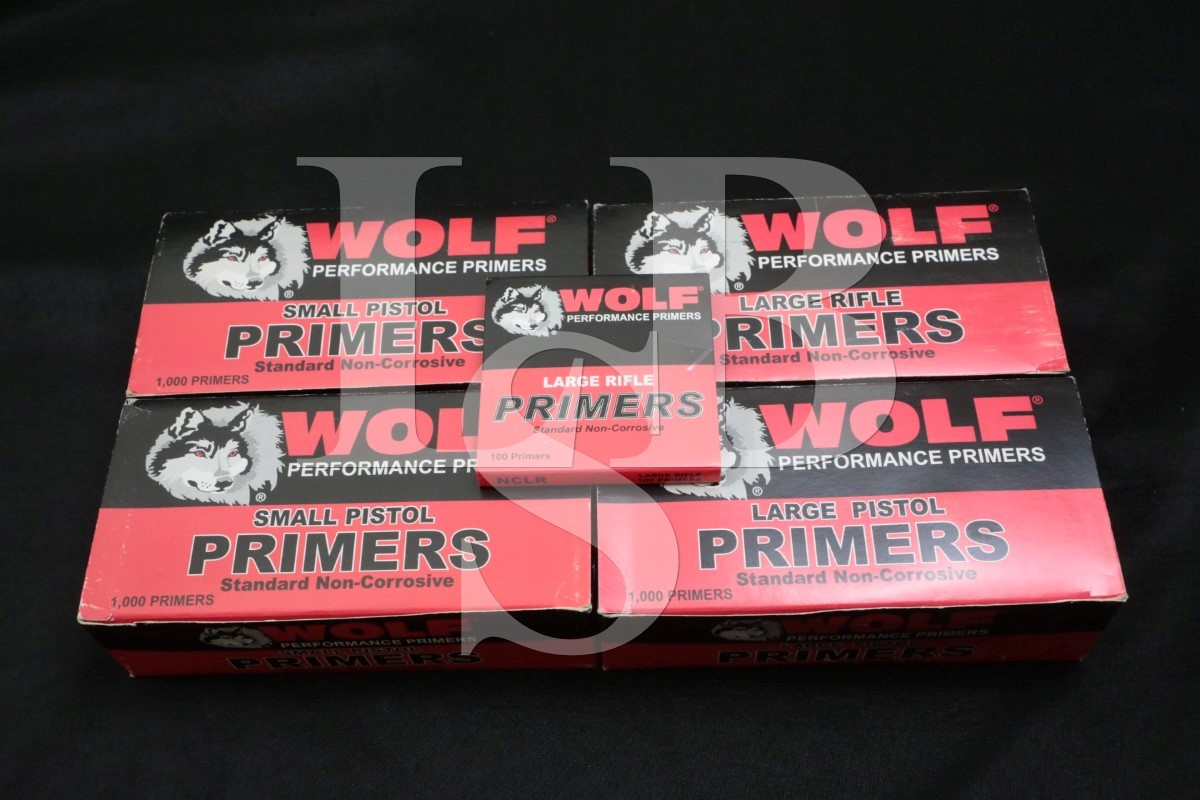 Wolf Ammunition 4000x Small & Large Pistol Primers Local Pickup Only ...