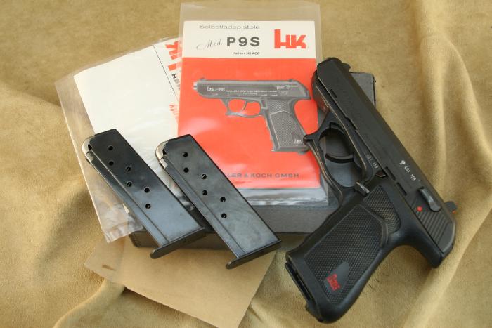 Heckler & Koch H&K P9s .45 Acp Semi Auto Pistol, In The Box For Sale at ...