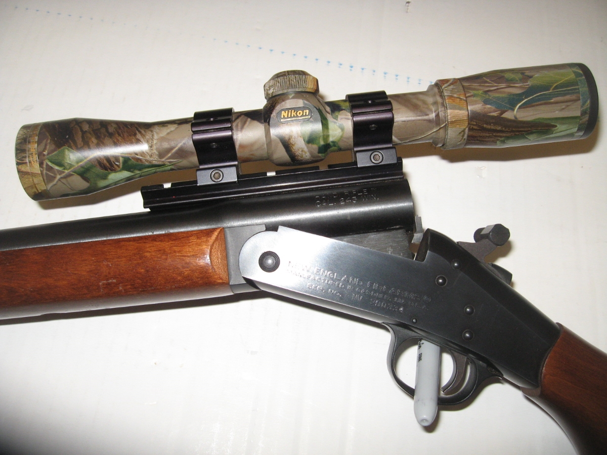 New England Arms Nef New England Firearms Handi Rifle .243 With Scope ...