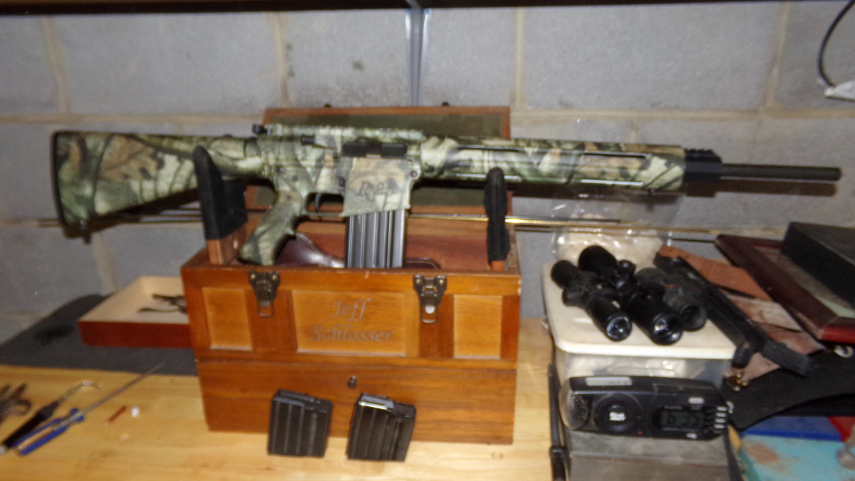 Remington R-25 308 Test Fired Only. 4-20 3-10 And A 4 Rd Hunting Mag ...