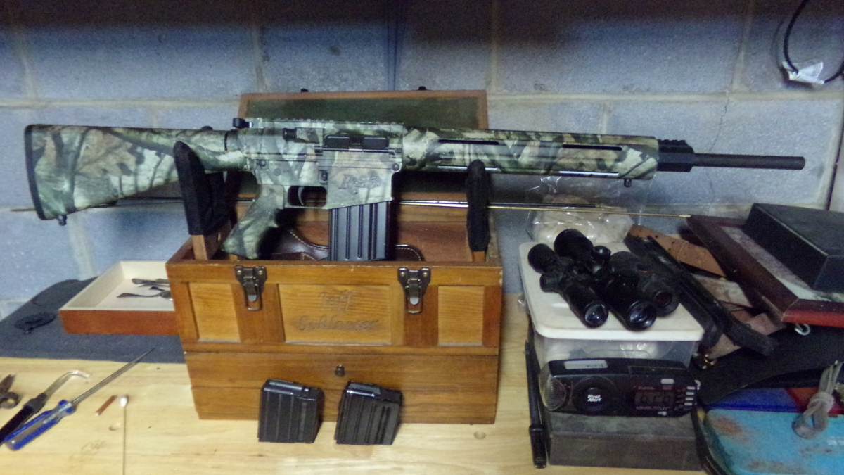 Remington R-25 308 Test Fired Only. 4-20 3-10 And A 4 Rd Hunting Mag ...