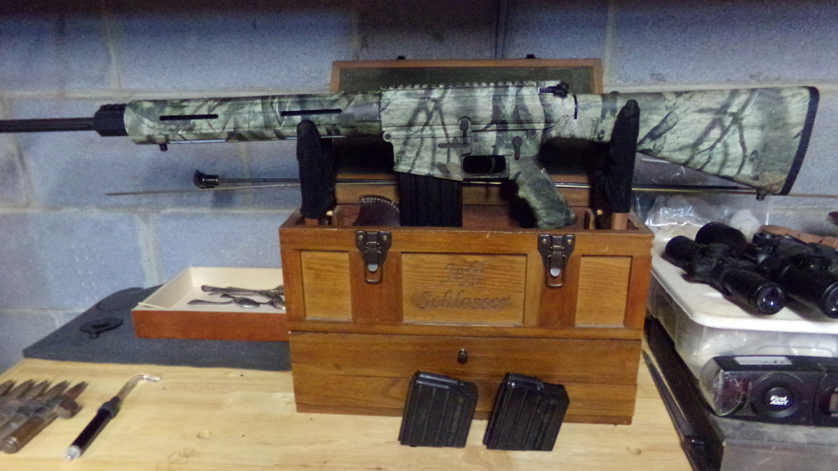 Remington R-25 308 Test Fired Only. 4-20 3-10 And A 4 Rd Hunting Mag ...