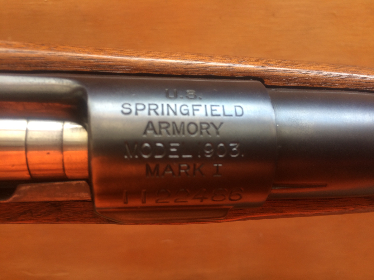 Springfield Armory Model Of 1903 Mark I Sporter 30-06 W Redfield Target ...