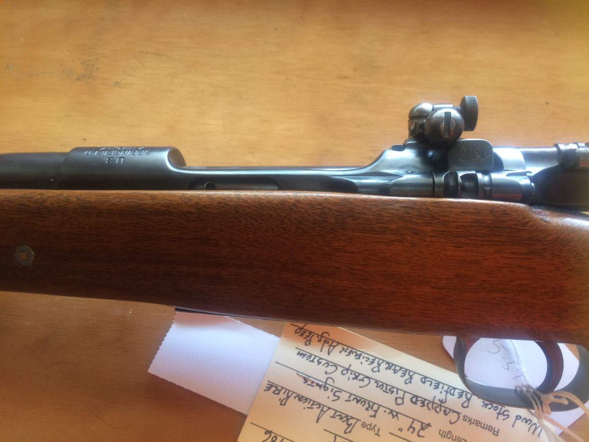Springfield Armory Model Of 1903 Mark I Sporter 30-06 W Redfield Target ...