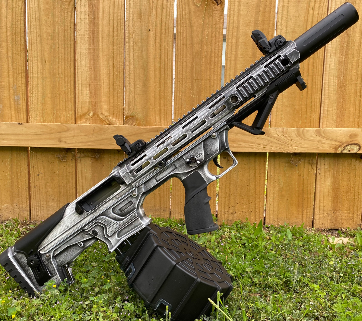 Unknown Century Dynamics Bf12 Bullpup 12 Gauge Semi-Automatic Shotgun ...