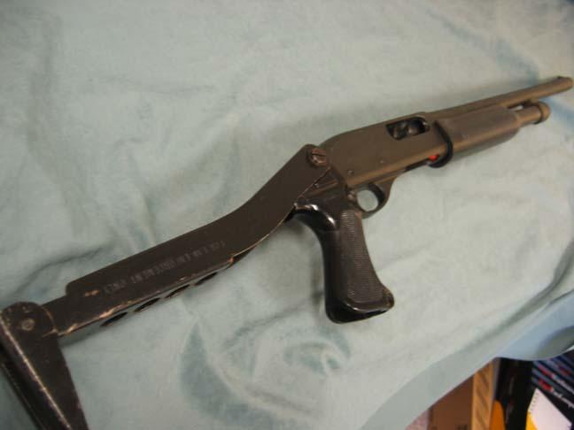 Remington 870p Police Magnum + Remy Top Folder For Sale at GunAuction ...