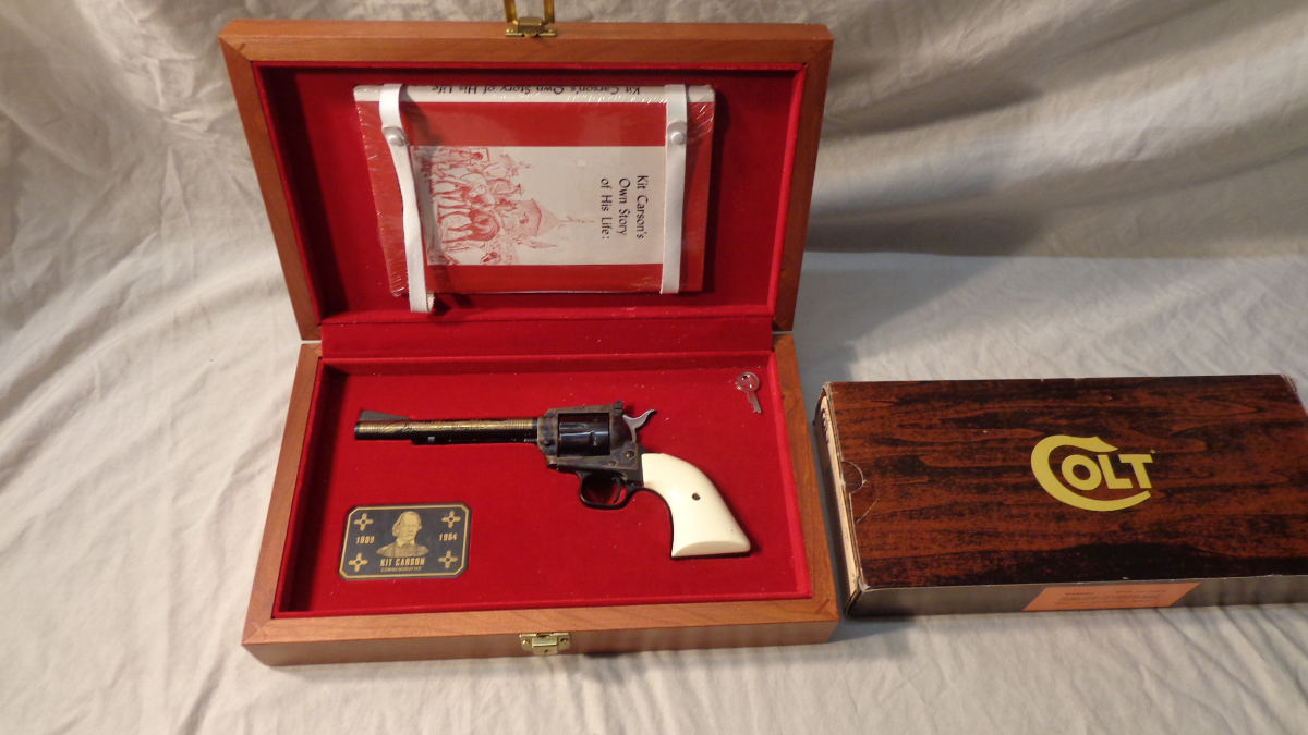 Colt Kit Carson Commemorative New Frontier For Sale at GunAuction.com ...