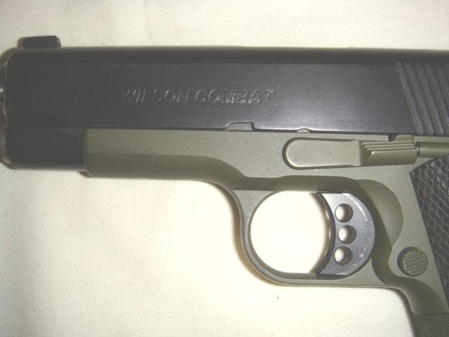 Wilson Combat Cqb Two Tone Green Black 45acp For Sale at GunAuction.com ...