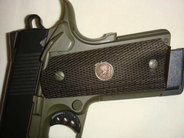 Wilson Combat Cqb Two Tone Green Black 45acp For Sale at GunAuction.com ...