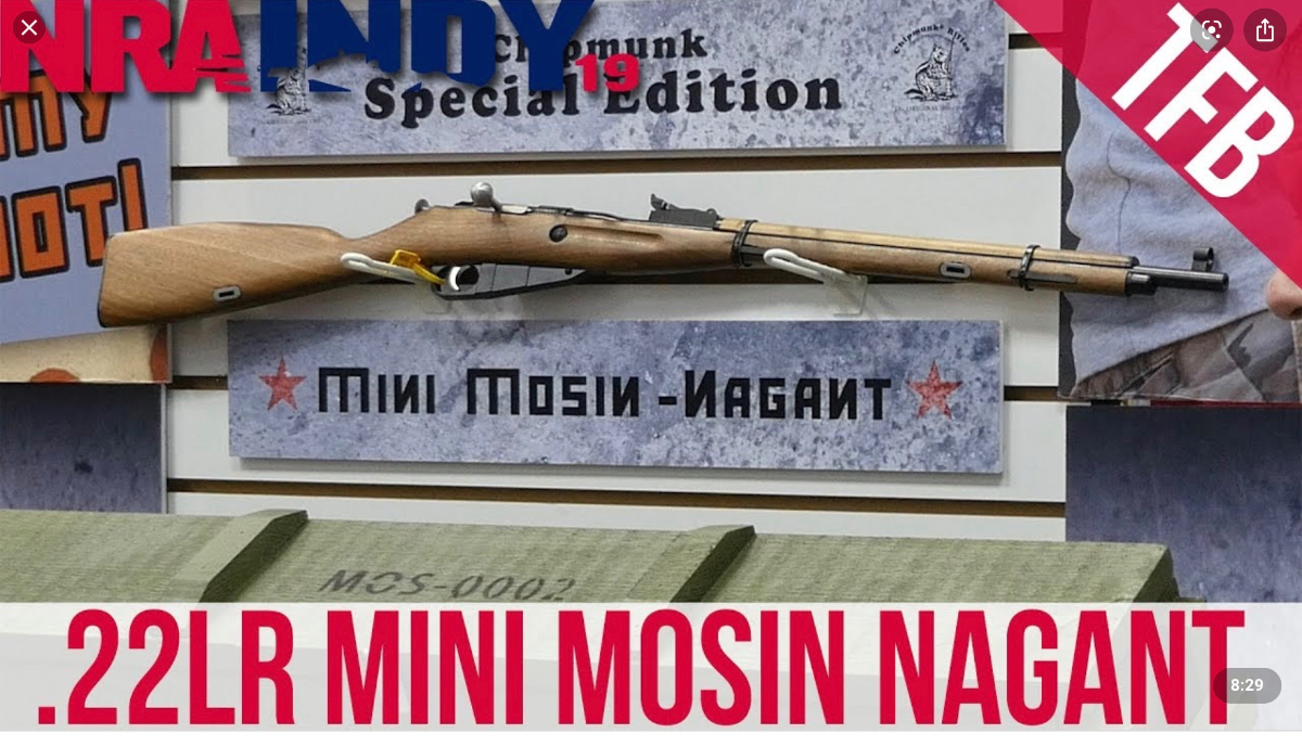Keystone Sporting Arms Mini Mosin Nagant Single Shot 22 Bolt Action ...