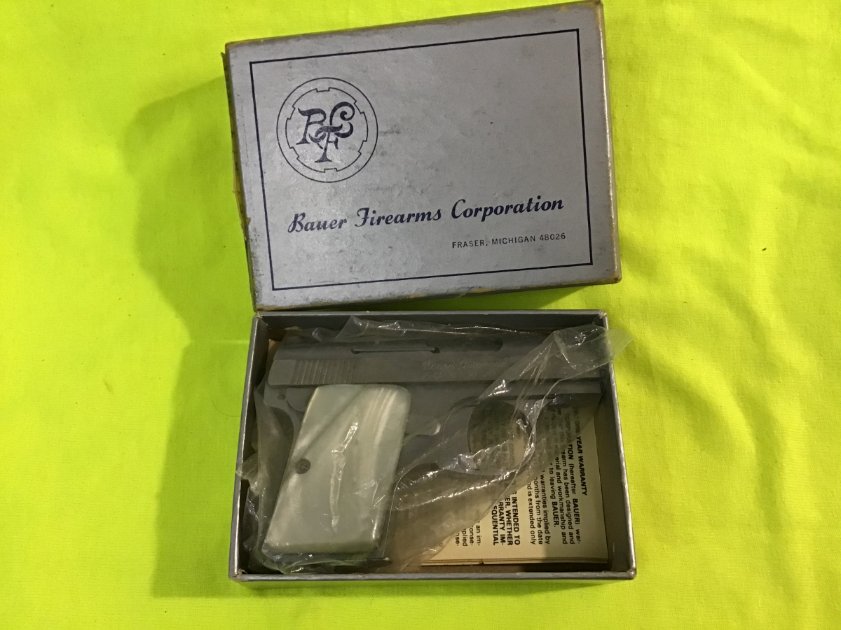 Super Mini Semi Automatic Pistol Made By Bauer High Quality 25 Acp In ...