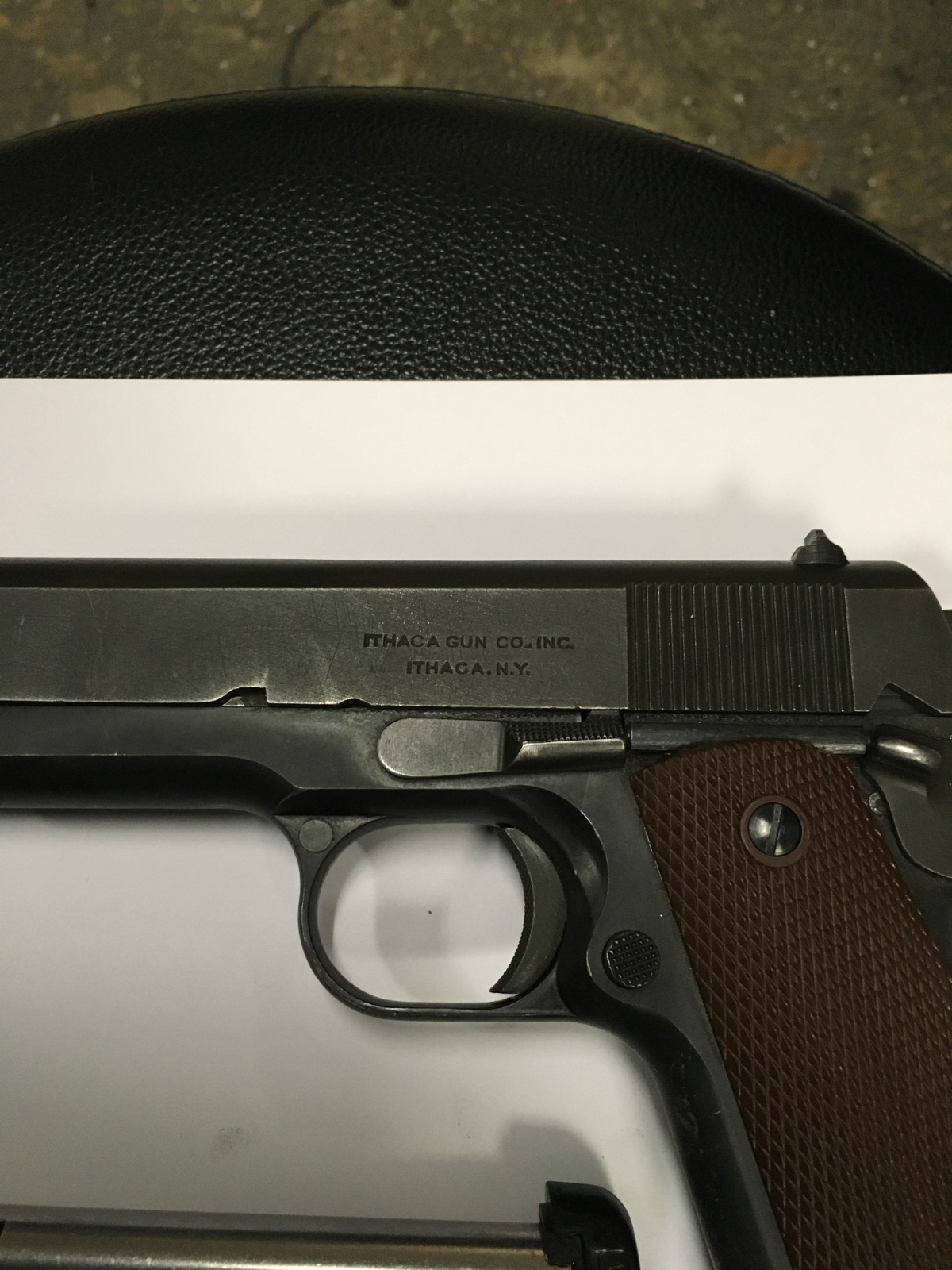 Ithaca 1911 45 simi auto pistol .45 ACP 17321571 - GunAuction.com