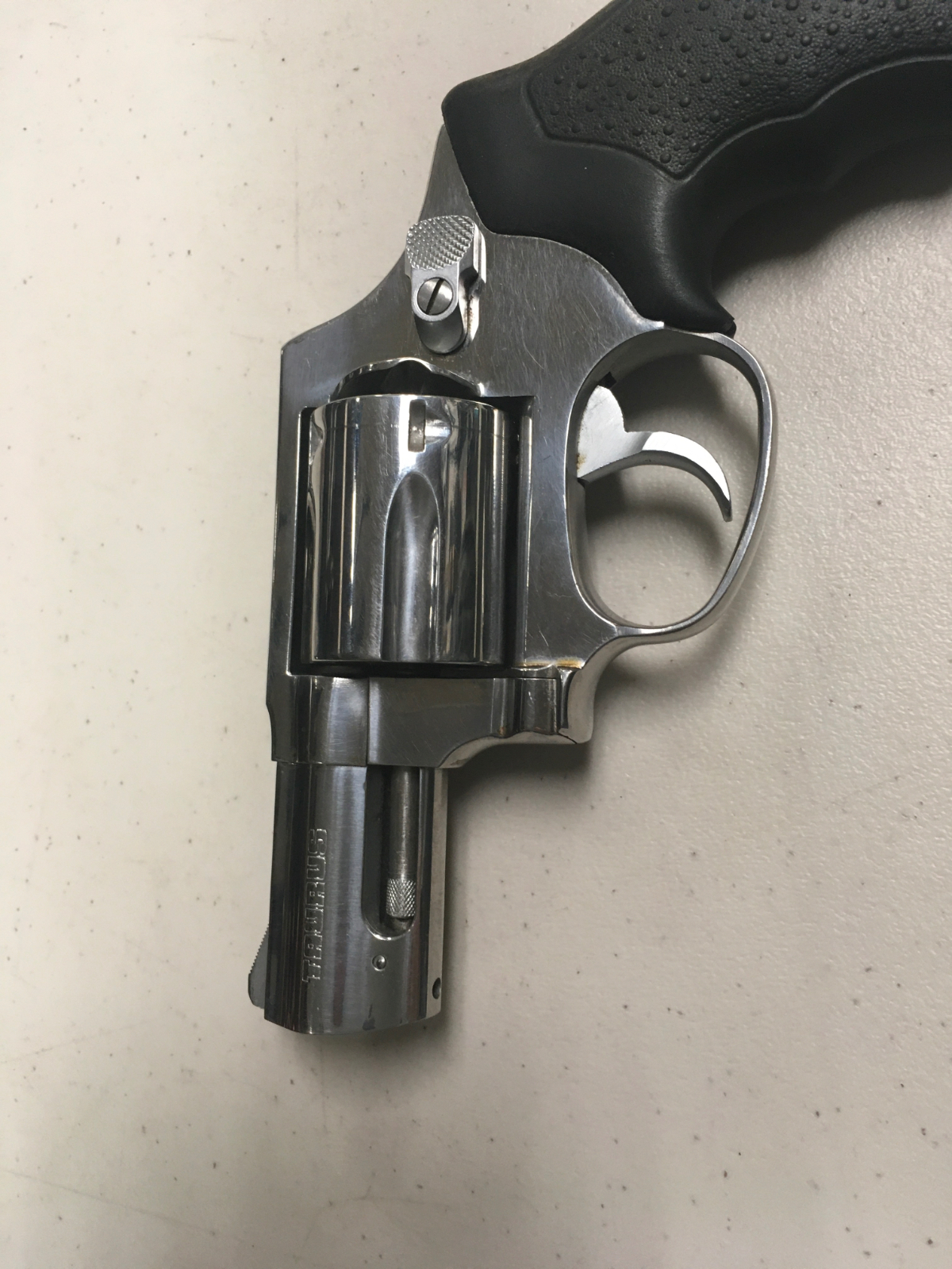 Taurus Chrome Hammerless Revolver .357 Magnum For Sale at GunAuction ...