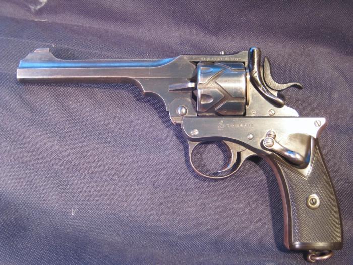 Webley Fosbery .455 automatic revolver