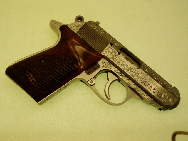 WALTHER PPKS CUSTOM ENGRAVED BY RAB ENGRAVING .380 ACP 17248360 ...