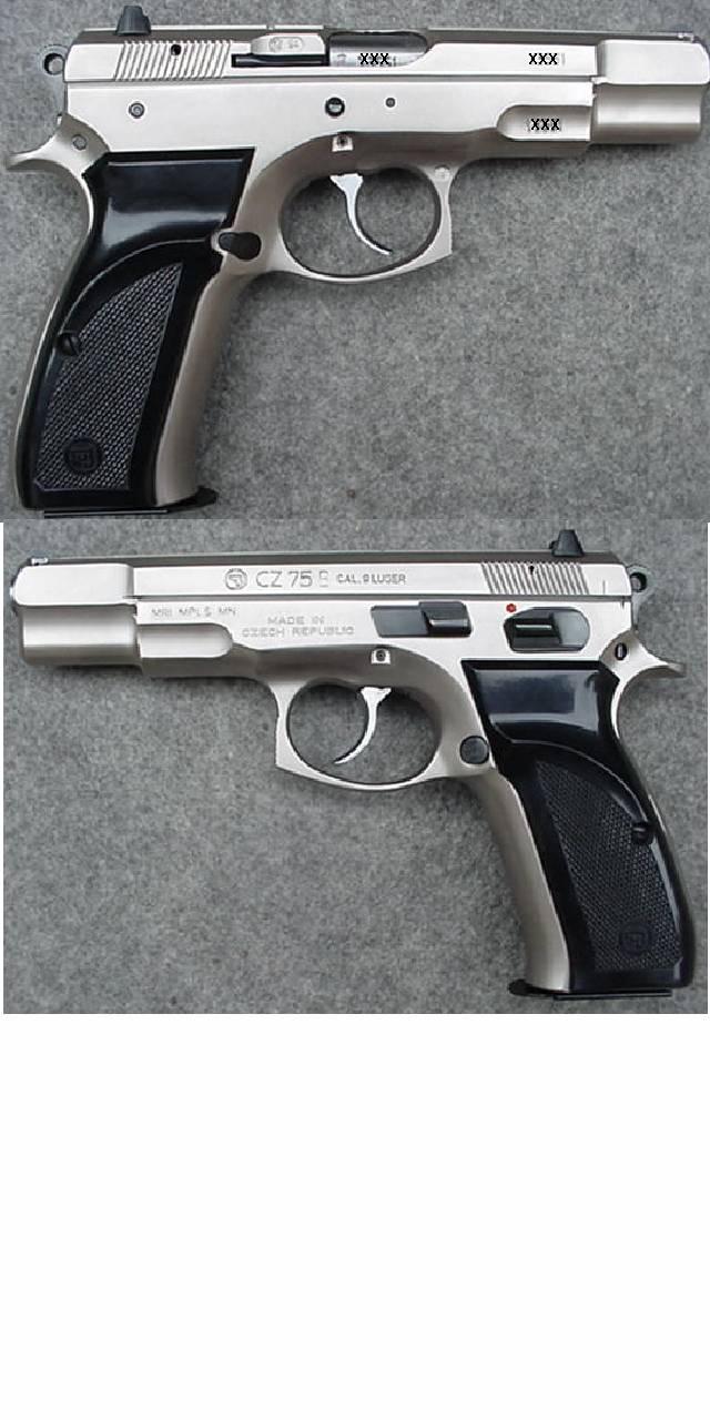 CZ-75 CZ 75B Nickel Plated - Like new Condition!! 9mm