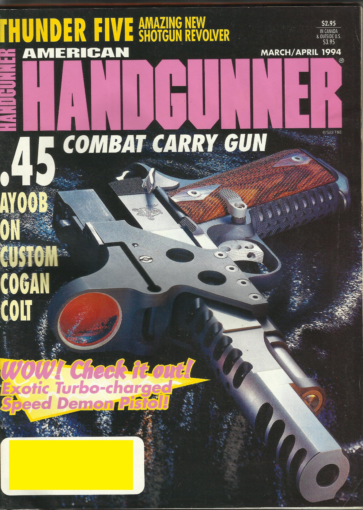 1993-1994 Handguns & American Handgunner Magazine Back Issues For Sale ...