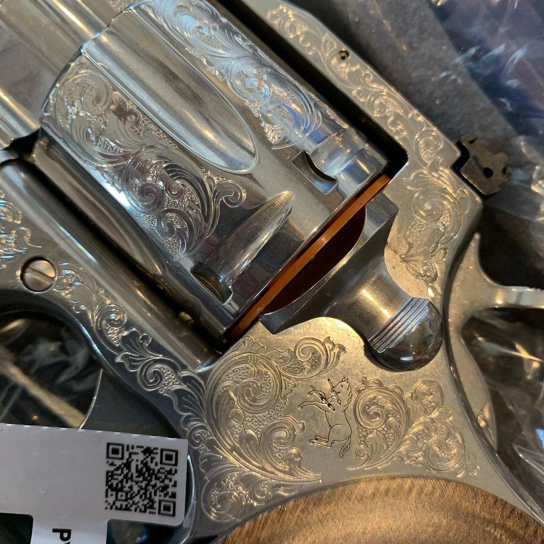 Colt Python Engraved Limited Edition 357 Mag/38 Spl 6" Barrel Stainless ...