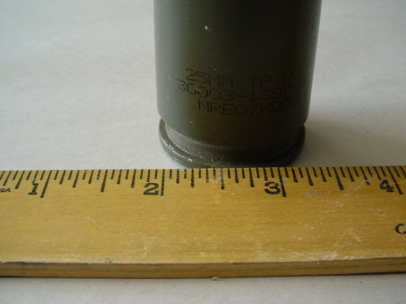 3 Artillery Empty Shell Casings 105, 40, & 25mm For Sale at GunAuction ...