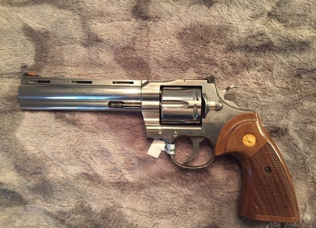 Colt Python Wood Grips From Original Manufacturer For Sale at ...