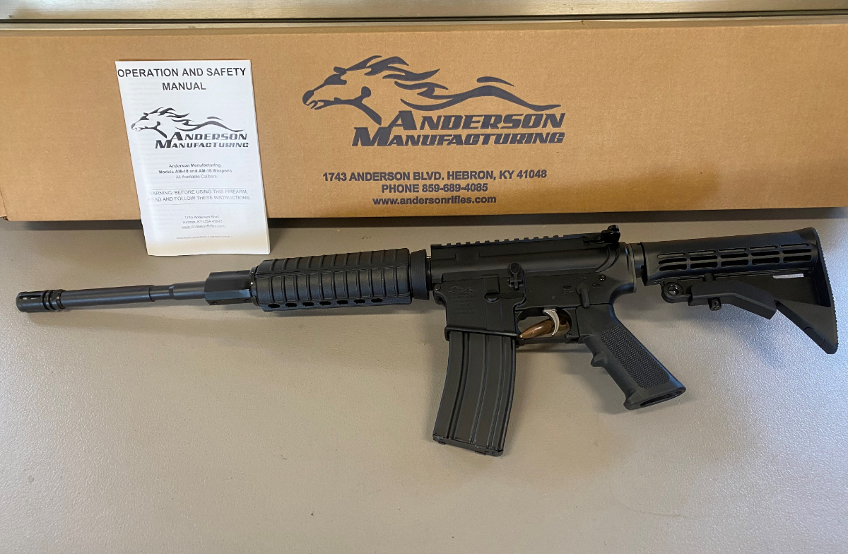 Anderson New Am-15 M4 Ar-15 5.56 Nato Rifle. 16" Barrel, Magpul Grip ...