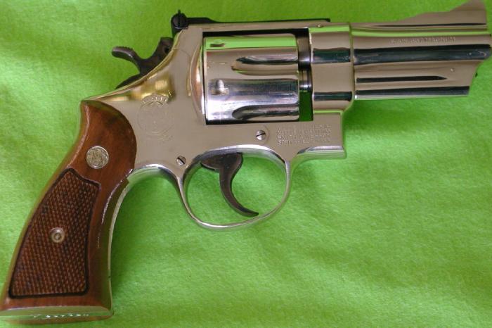 Smith & Wesson S&W Model 27-2 3 1/2" Nickel For Sale at GunAuction.com ...