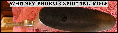 Whitney Arms Company Whitney/Phoenix Single Shot Sporting Rifle 38 Cal ...