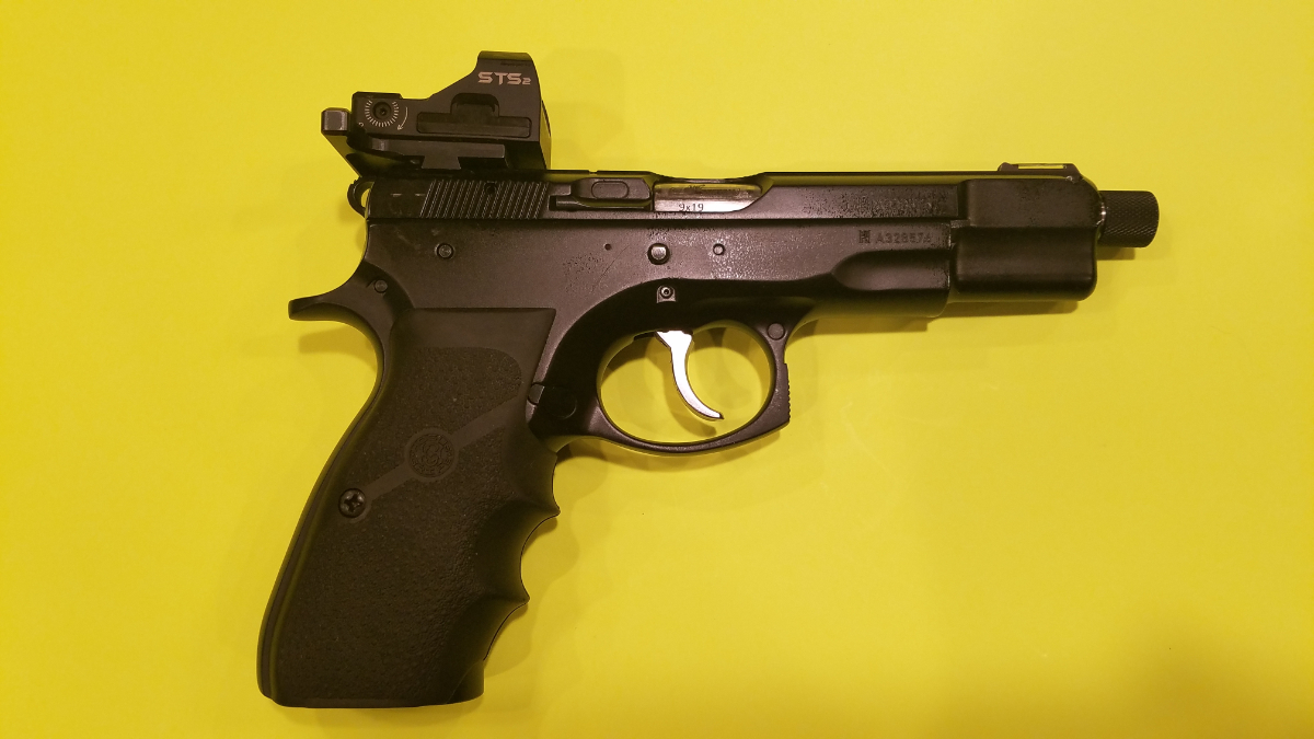 Cz 75b With Threaded Barrel 9mm Luger For Sale at GunAuction.com - 16917938